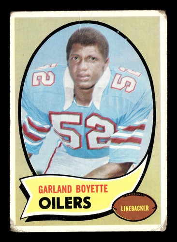 Garland Boyette 1970 Topps #219 Houston Oilers GD | eBay