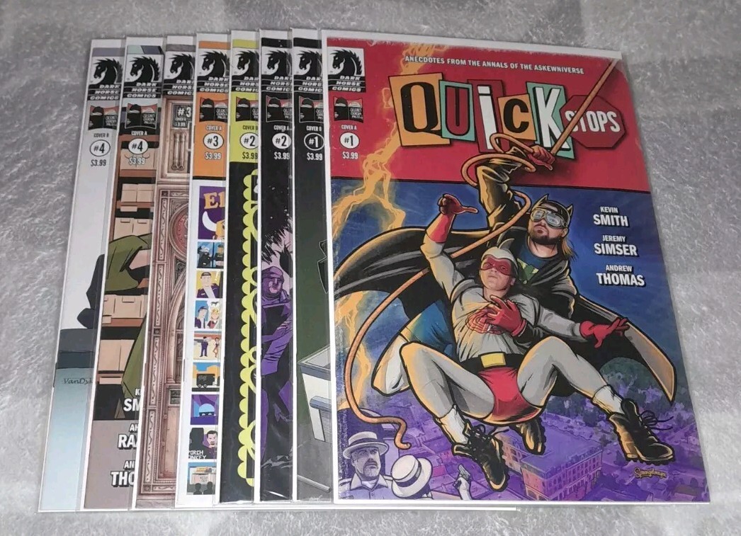 Quick Stops #1-#4 Covers A & B (Dark Horse Comics 2022) Kevin Smith Lot ...