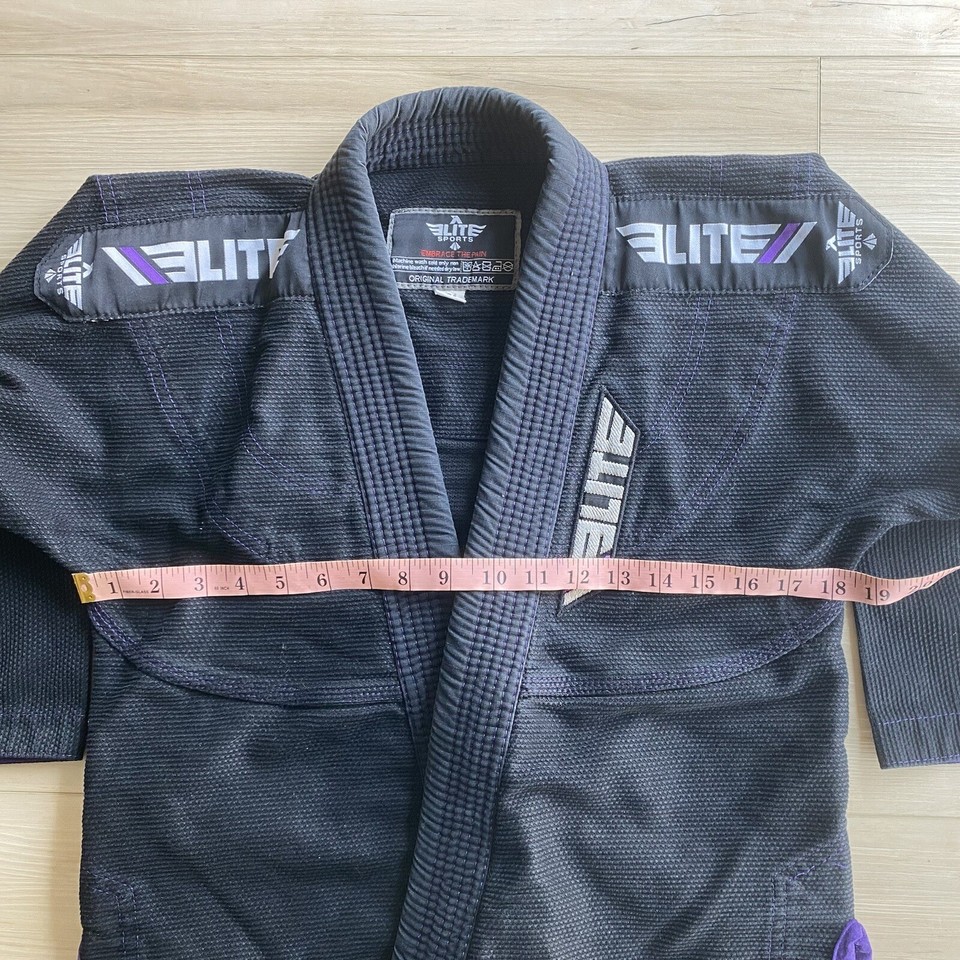 Elite Sports Gi KIDS C1 Black Kimono BJJ Brazilian Jiu-Jitsu MMA Top | eBay