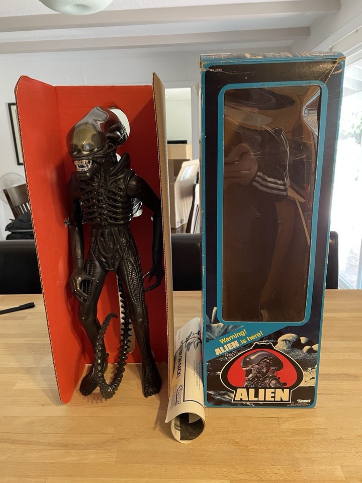 Vintage 1979 Kenner 18" Alien Action Figure Toy Xenomorph In Box ...