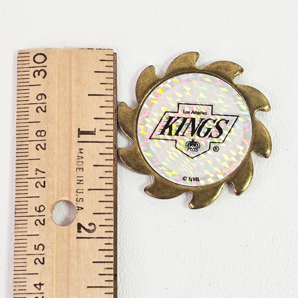 Los Angeles Kings NHL Logo Brass Spinner Pog Slammer | eBay