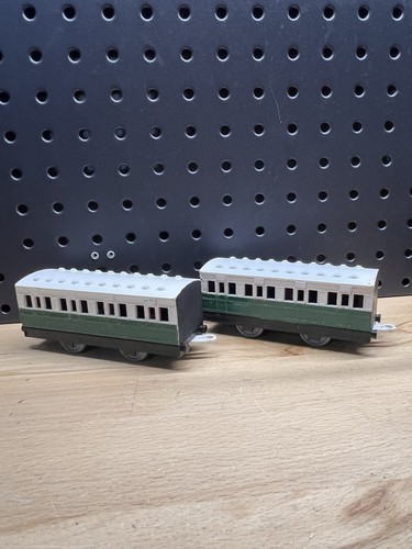 CUSTOM Long Thomas & Friends Trackmaster Cargo Green Plarail Express ...