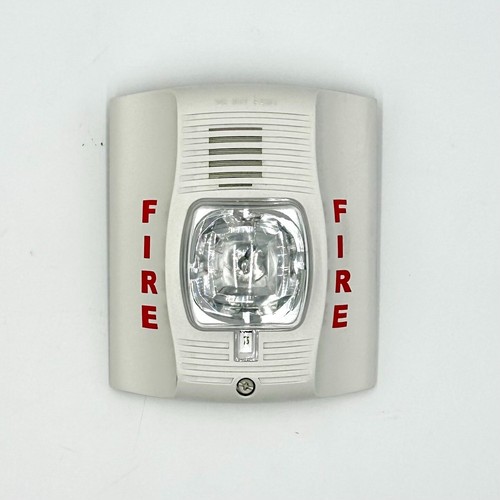 System Sensor P2W Fire Alarm Horn Strobe Wall White | eBay