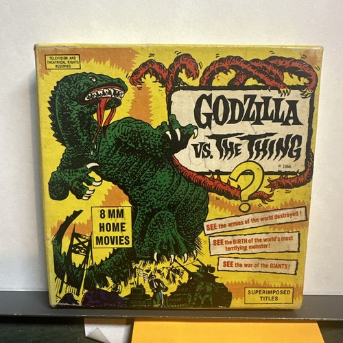 1966 GODZILLA VS THE THING MOTHRA TOHO Giant Monsters 8mm Movie In Box ...