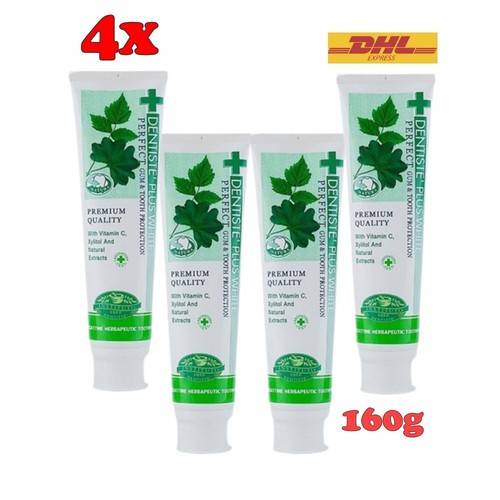 4x 160g DENTISTE Plus White Nighttime Vitamin C Original Toothpaste ...