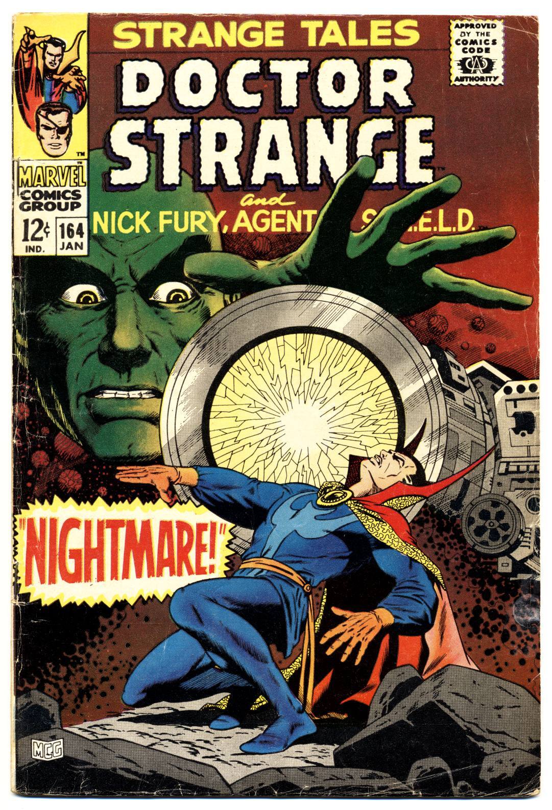 STRANGE TALES #164 G, Jim Steranko SHIELD, Dr. Strange, Marvel Comics ...