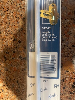 Kirsch Sash Rods Rods White New | eBay