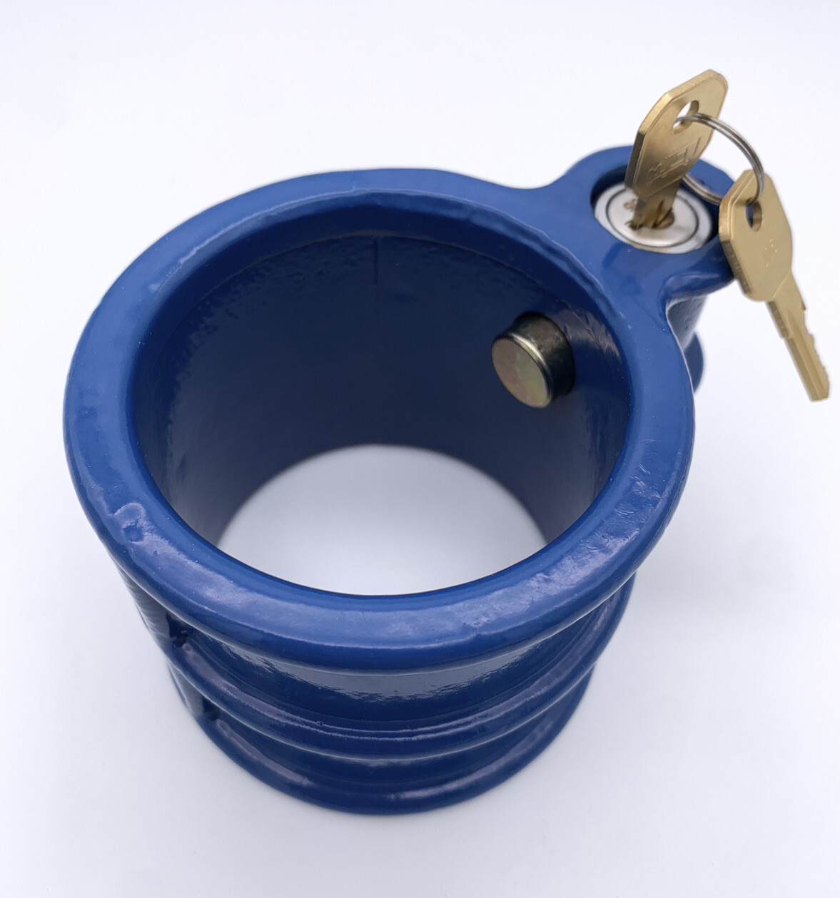 Heavy Duty King Pin Trailer Lock w/ 2 Keys For Standard Fixed Kingpin ...