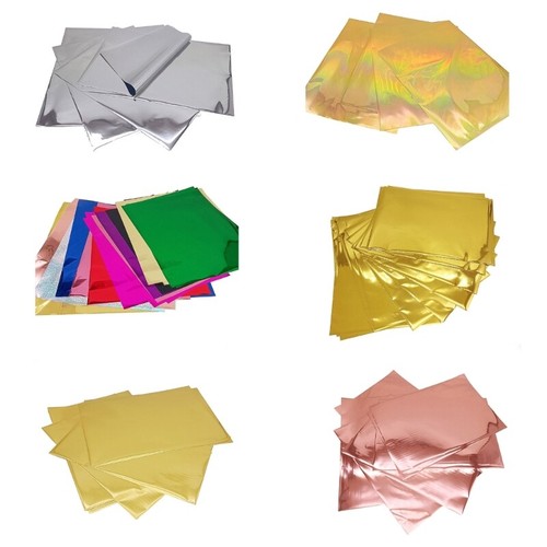 50 Sheets A 4 Toner Reactive Foil Transfer Foil Paper Hot Foil Stamping ...