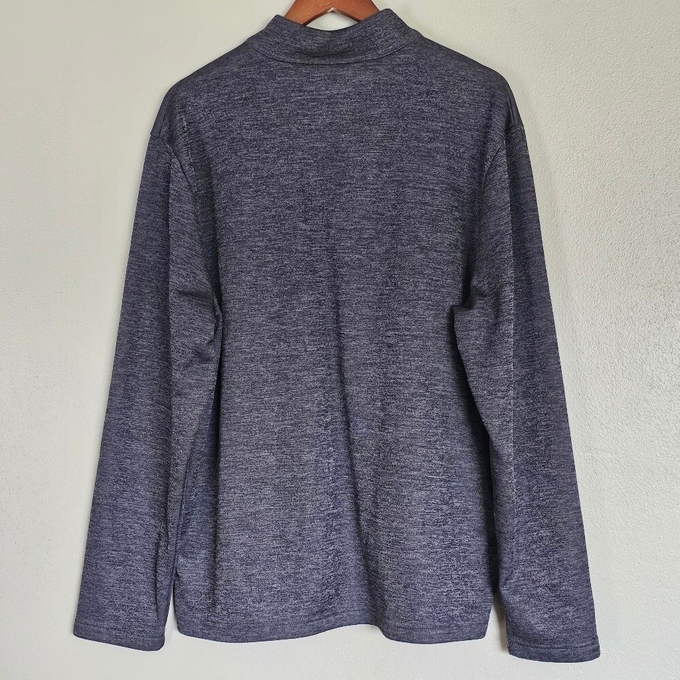 Callaway Long Sleeve Pullover Mens XL Gray Button Snap Golf Athleisure ...