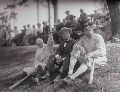 Babe Ruth With Miller Huggins And Jacob Ruppert 1927 OLD BASEBALL PHOTO ...