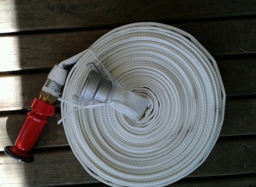 Fire hose CRUSADER HOSE kit 25mm hose x 20m with nozzle and wajax ...