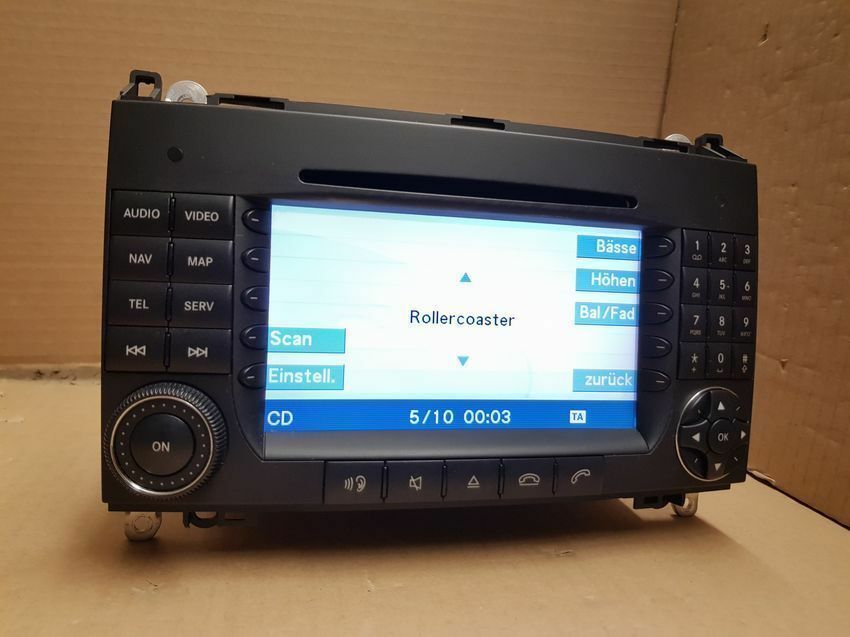 Radio Navi Navigation Mercedes W169 W245 A B Klasse Vito W639 APS ...
