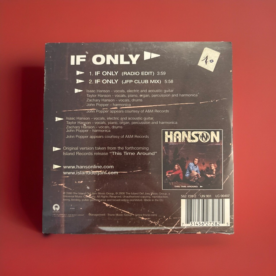 SS HANSON-IF ONLY PROMO CD BRAND NEW SEALED | eBay
