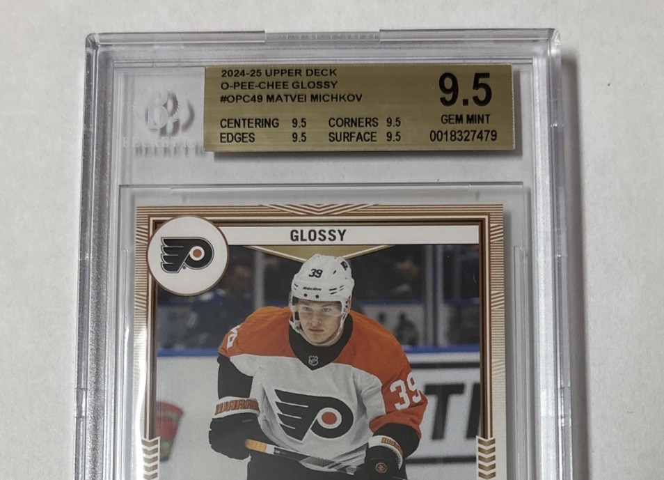 2024-25 Upper Deck O-Pee-Chee Glossy #49 Matvei Michkov BGS 9.5 | eBay