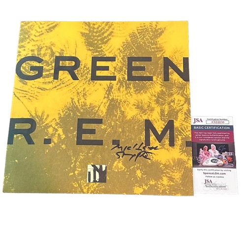 Michael Stipe R.E.M. Autographed “Green” LP Vinyl JSA COA | eBay