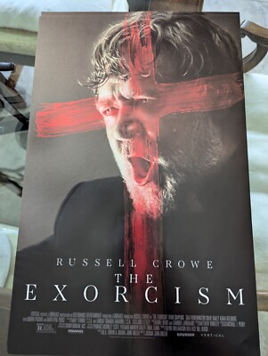 2024 THE EXORCISM RUSSELL CROWE EXCLUSIVE AMC HORROR NEW MOVIE POSTER ...