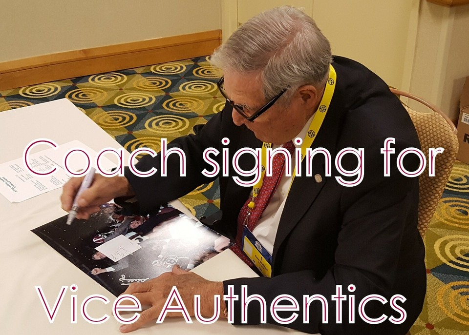 Gene Stallings Signed Auto UA Alabama v Miami 11x14 1992 Nat Champs ...
