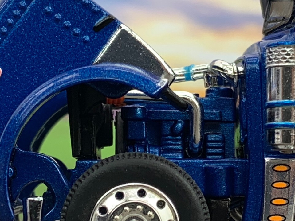 1/64 DCP PETERBILT 389 FLAT TOP W/ BRENNER STAINLESS BANDED TANKER ...
