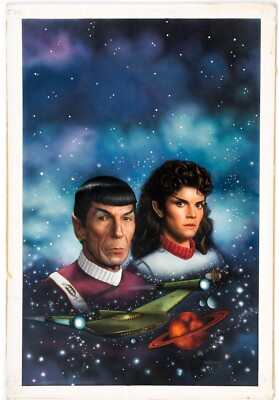 Keith Birdsong Star Trek Pandora Principle 1990 BOOK cover art Nimoy ...