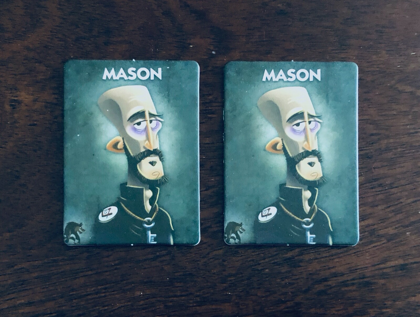 One Night Ultimate Werewolf (Set of 2 Mason Cards) Extra/Replacement ...