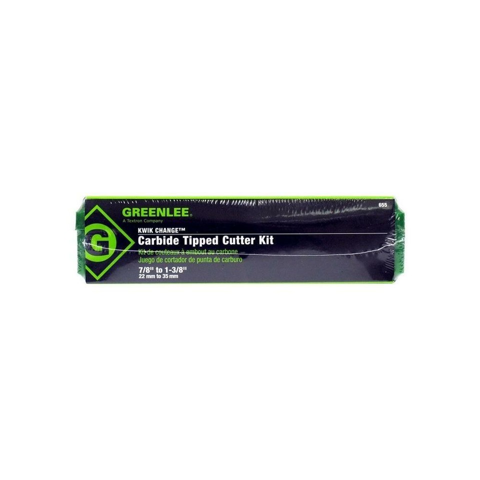 Greenlee 655 Quick Change Carbide Cutter Set, 4 Piece | eBay