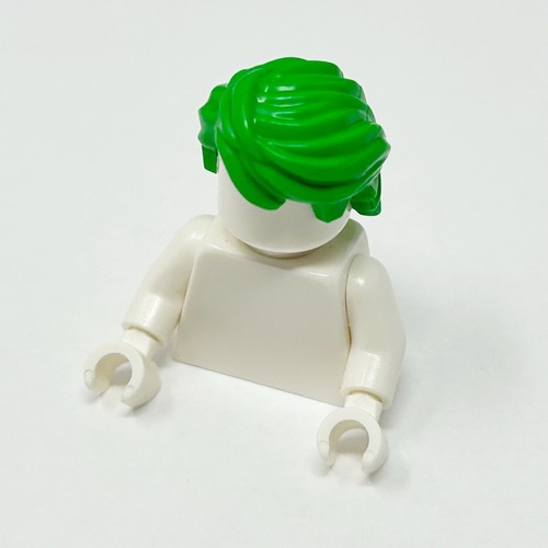 43753 LEGO Minifigure Hair JOKER Dark Knight Swept Back Tousled Bright ...