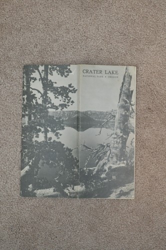 1965 Crater Lake Oregon Booklet and Map, 31 pages, RARE! | eBay