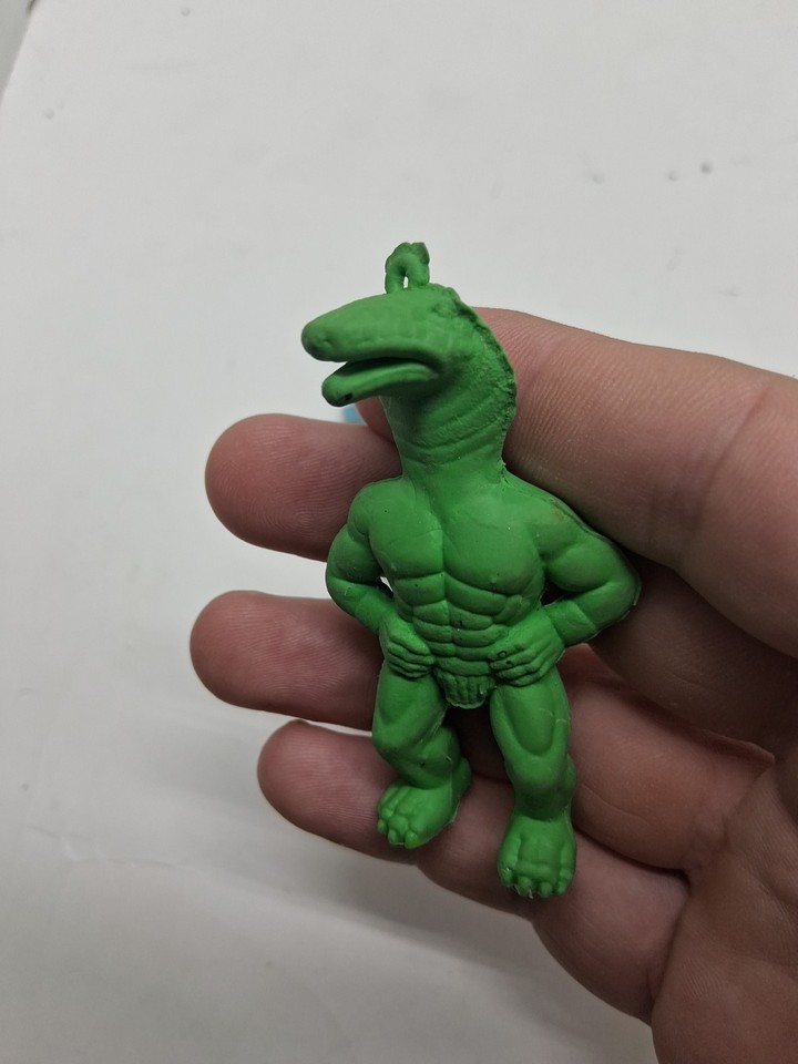 Galaxy Muscle Warrior Rubber Pencil Topper Set Minotaur Snake Man Set ...