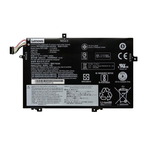 Genuine 45Wh 01AV463 L17L3P52 Battery for Lenovo ThinkPad L14 L15 L480 ...