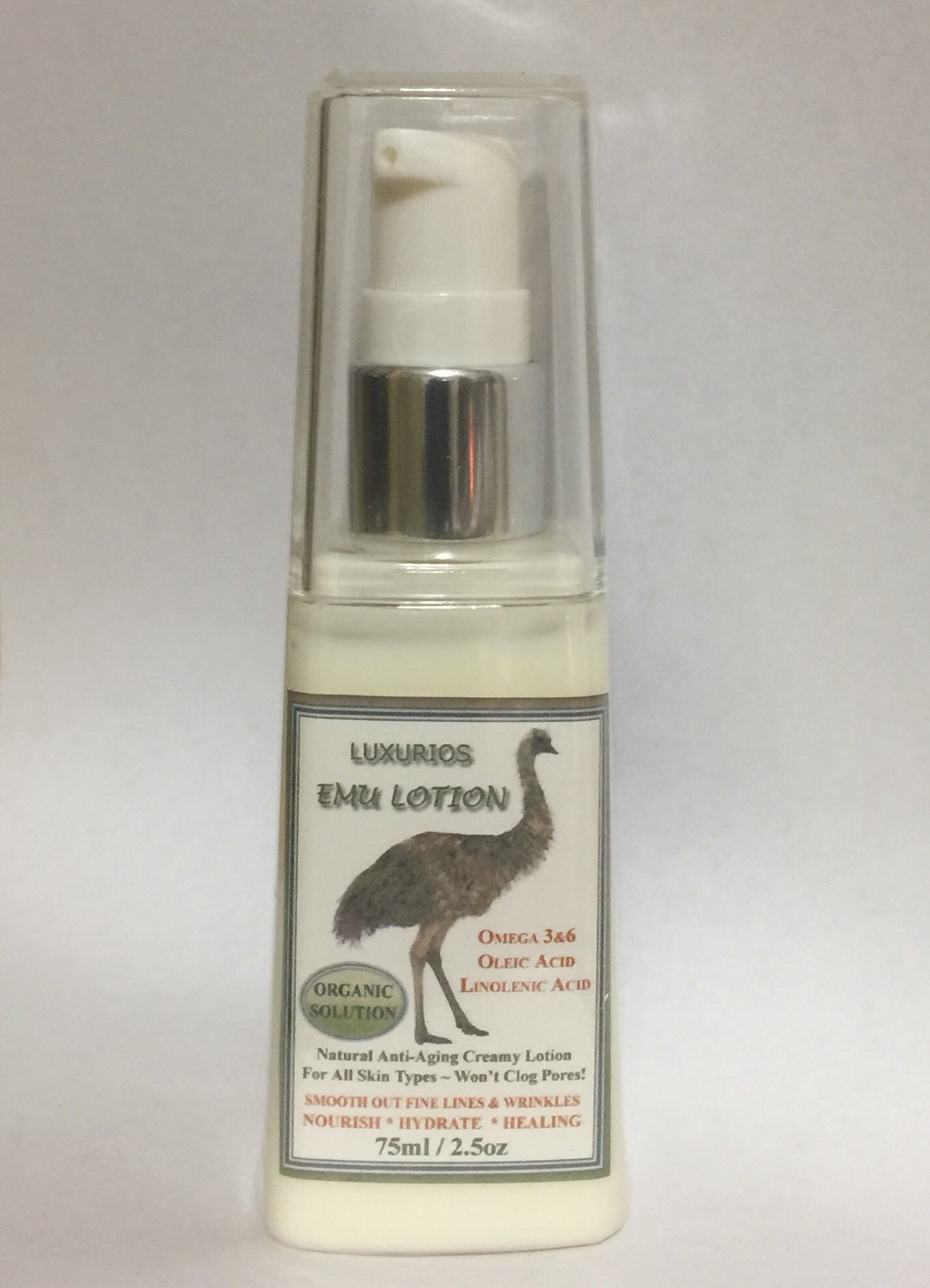 ORGANIC EMU OIL ANTI-AGING SERUM LOTION NATURAL CREAM MOISTURIZER DAY ...
