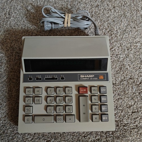Tested Vintage Sharp Compet QS-2122A - Electronic Calculator- Made In ...