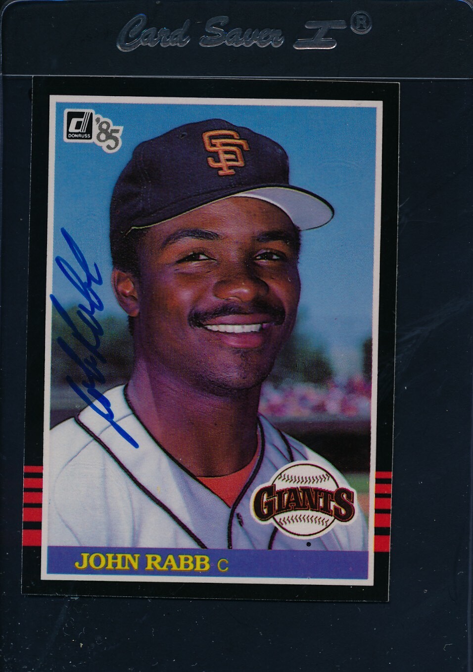 1985 Donruss #236 John Rabb Giants Signed Auto *23298 | eBay