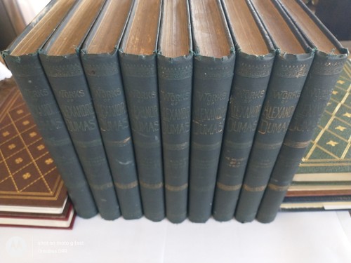 The Works of Alexandre Dumas 1893 Complete set ~ 9 Volumes | eBay