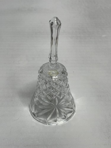 Pressed Clear Glass Hand Bell Dinner 5” Tall | eBay