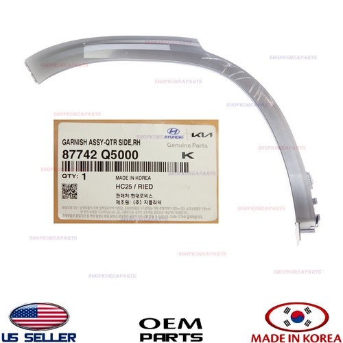 Genuine Rear Fender Wheel Arch Molding RIGHT Passenger Side ⭐ SELTOS ...