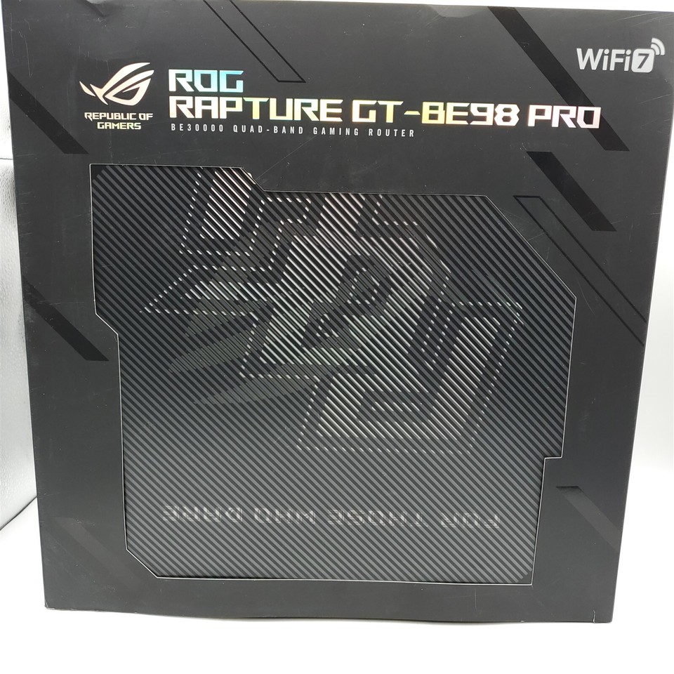 ASUS ROG Rapture GT-BE98 PRO First Quad-Band WiFi 7 Router supports ...