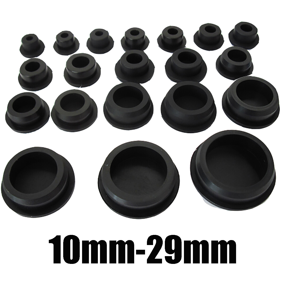 Obturateur Trou Blanc Silicone Rubber Hole Plugs Blanking Tube Pipe End ...