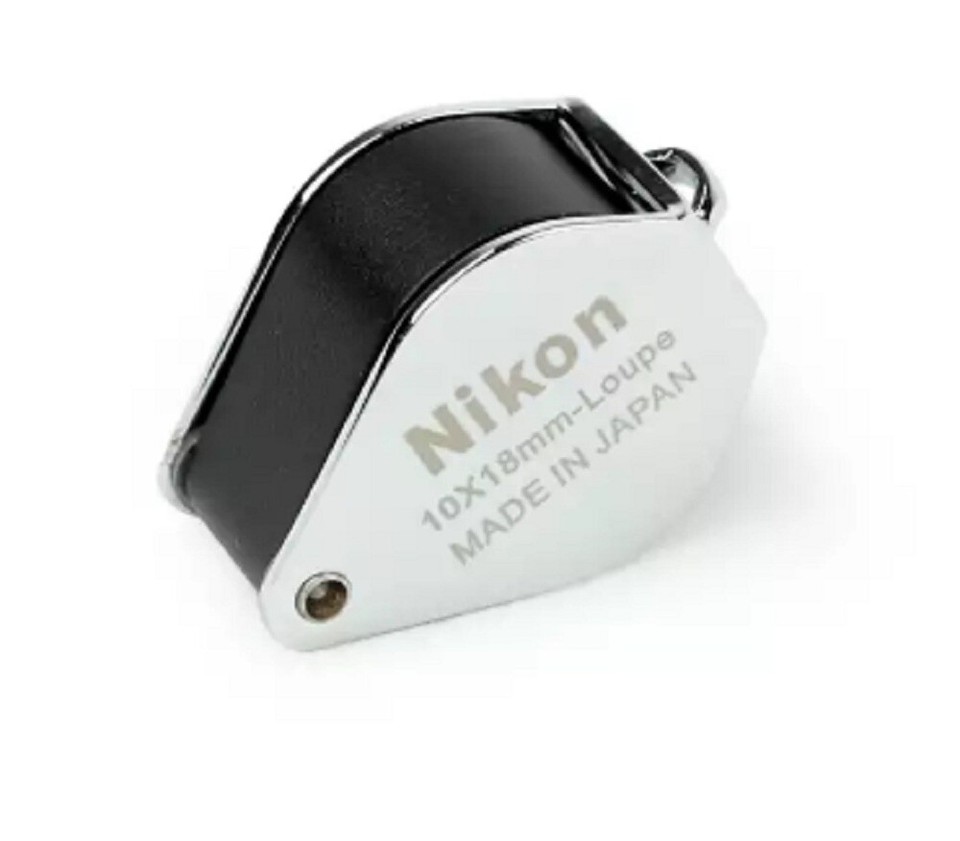 Nikon Full HD 10x18 mm Lens Jewellers Eye Amulet Loupe Folding Pocket ...
