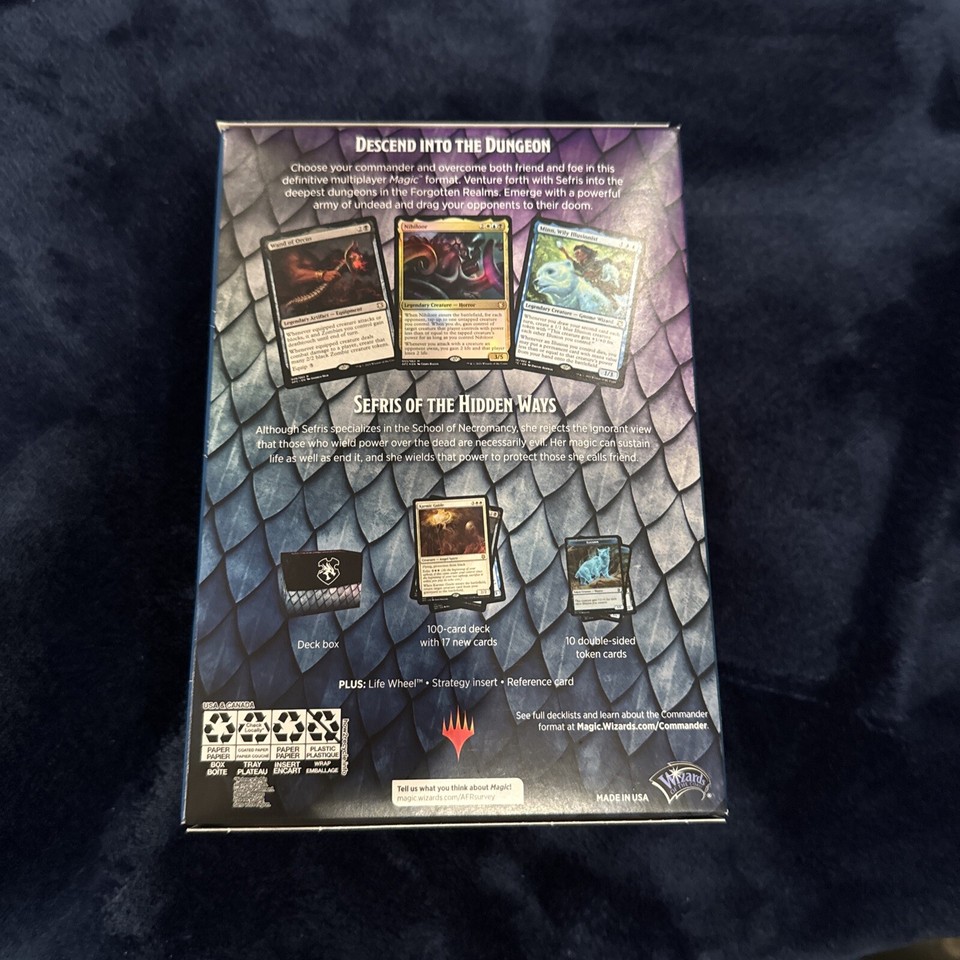 Magic The Gathering Commander Deck - Dungeons and Dragons Dungeons of ...