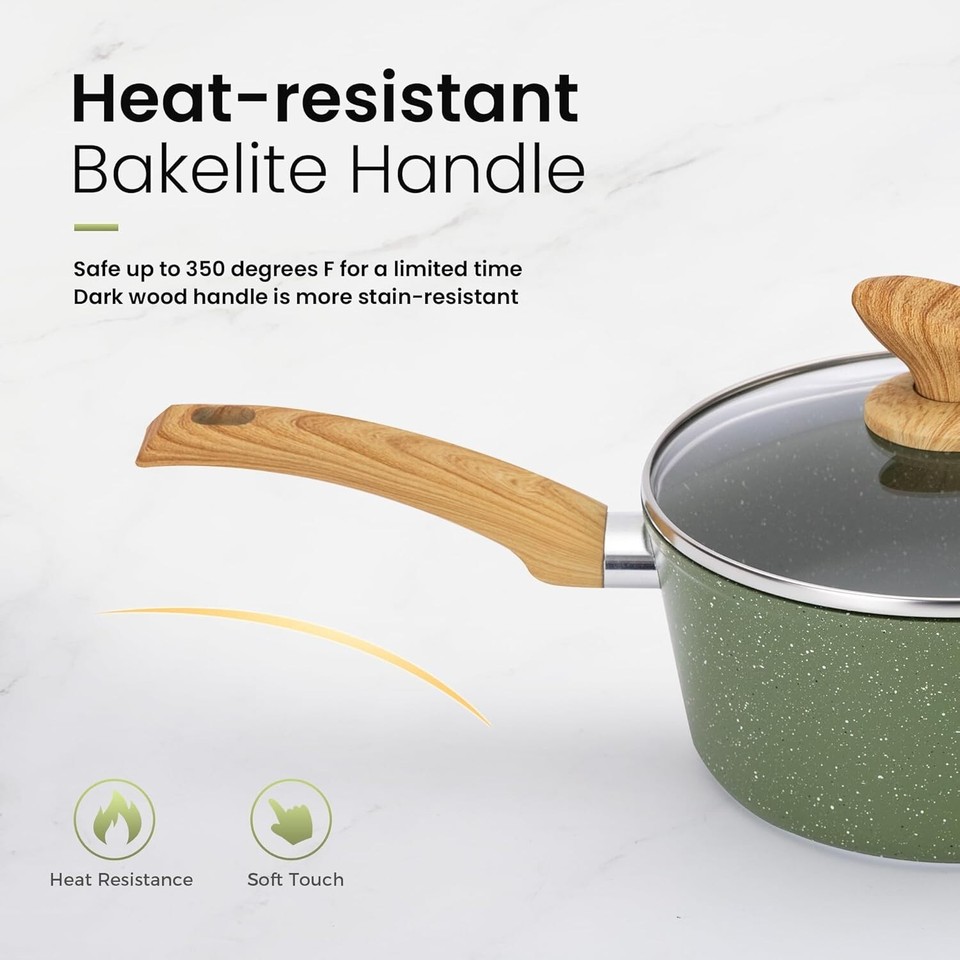 30 Piece Cookware Set Nonstick Pots and Pans Set Granite Kitchen ...