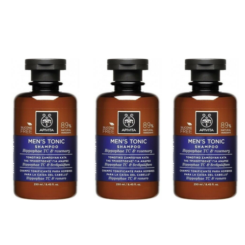 Apivita Propoline Men's Tonic Shampoo with Hippophae TC & Rosemary ...
