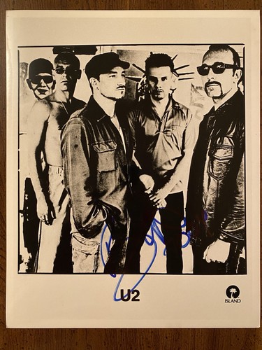 Bono U2 Signed Autographed 8x10 Photo With COA Paul David Hewson Singer ...