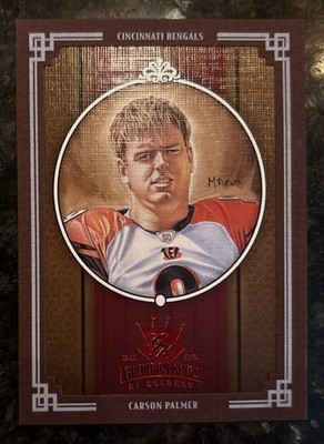 2005 Donruss Throwback Threads - Gridiron Kings Carson Palmer #GK-5 Red ...