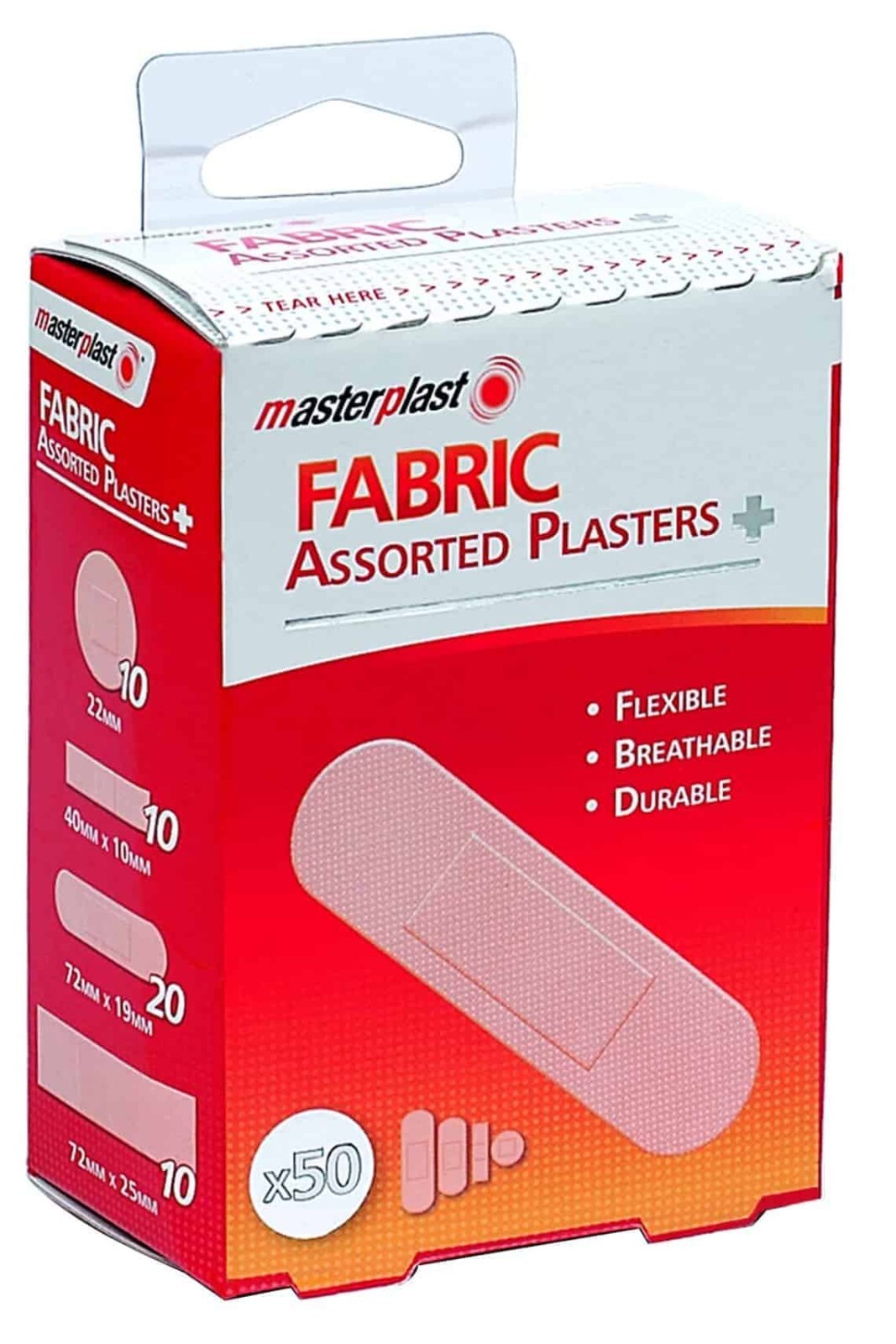 100 PLASTERS ASSORTED WATERPROOF FABRIC HYPOALLERGENIC NEON SPORTS NASAL PLASTER | eBay