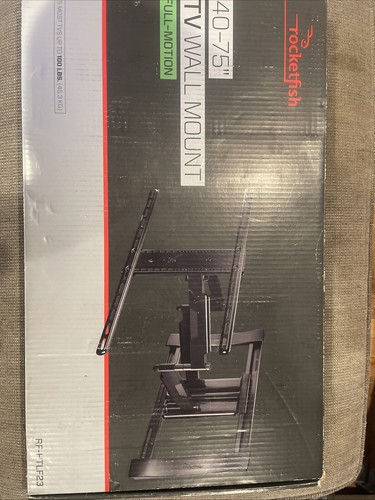 Rocketfish- Full-Motion TV Wall Mount for Most 40" - 75" TVs - Black | eBay