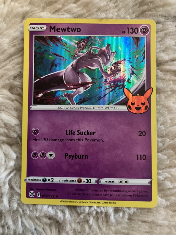 Pokémon TCG Mewtwo Promo (Trick or Trade Halloween) 056/172 | eBay