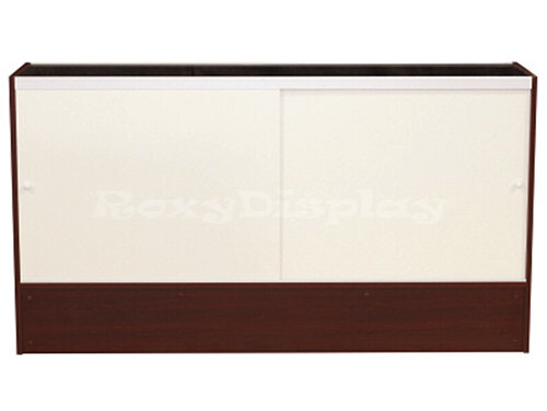 Cherry Half Vision Showcase 70" Display Store Fixture Knocked Down #SC ...