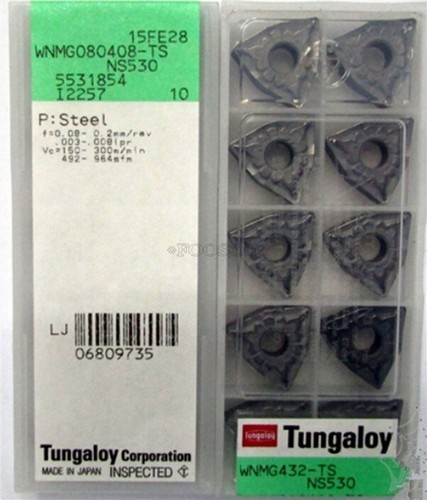 New 10Pcs/Box Tungaloy WNMG080408-TS NS530 WNMG432-TS Carbide Inserts ...