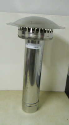 Heat Fab Saf-T Vent SC04RCX 4" Rain Cap 4" x 22" HVAC Replacement Part ...